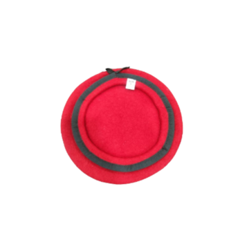 BERET PLAIN RED